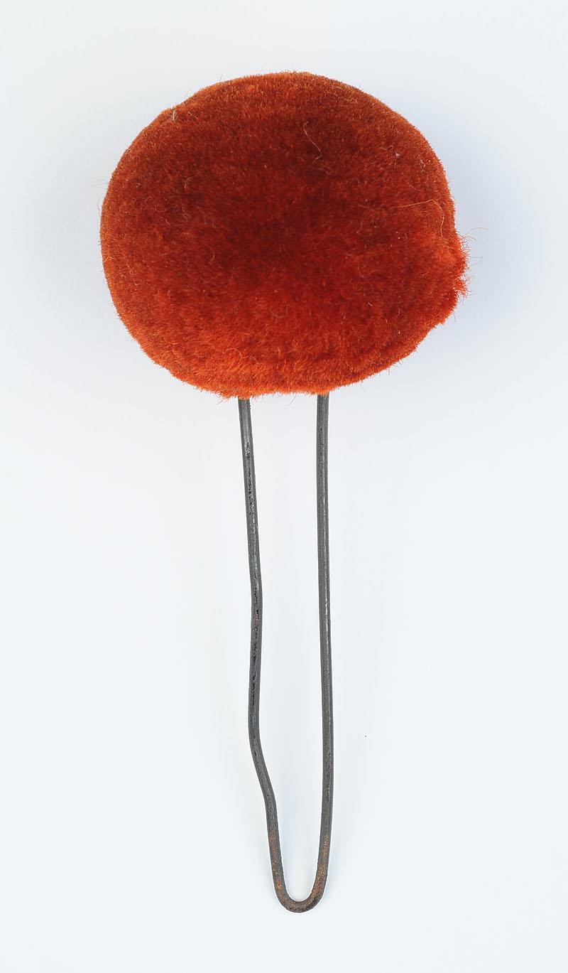 POMPON DE SHAKO DU 2ème ESCADRON DE CAVALERIE LÉGÈRE, modèle 1872.