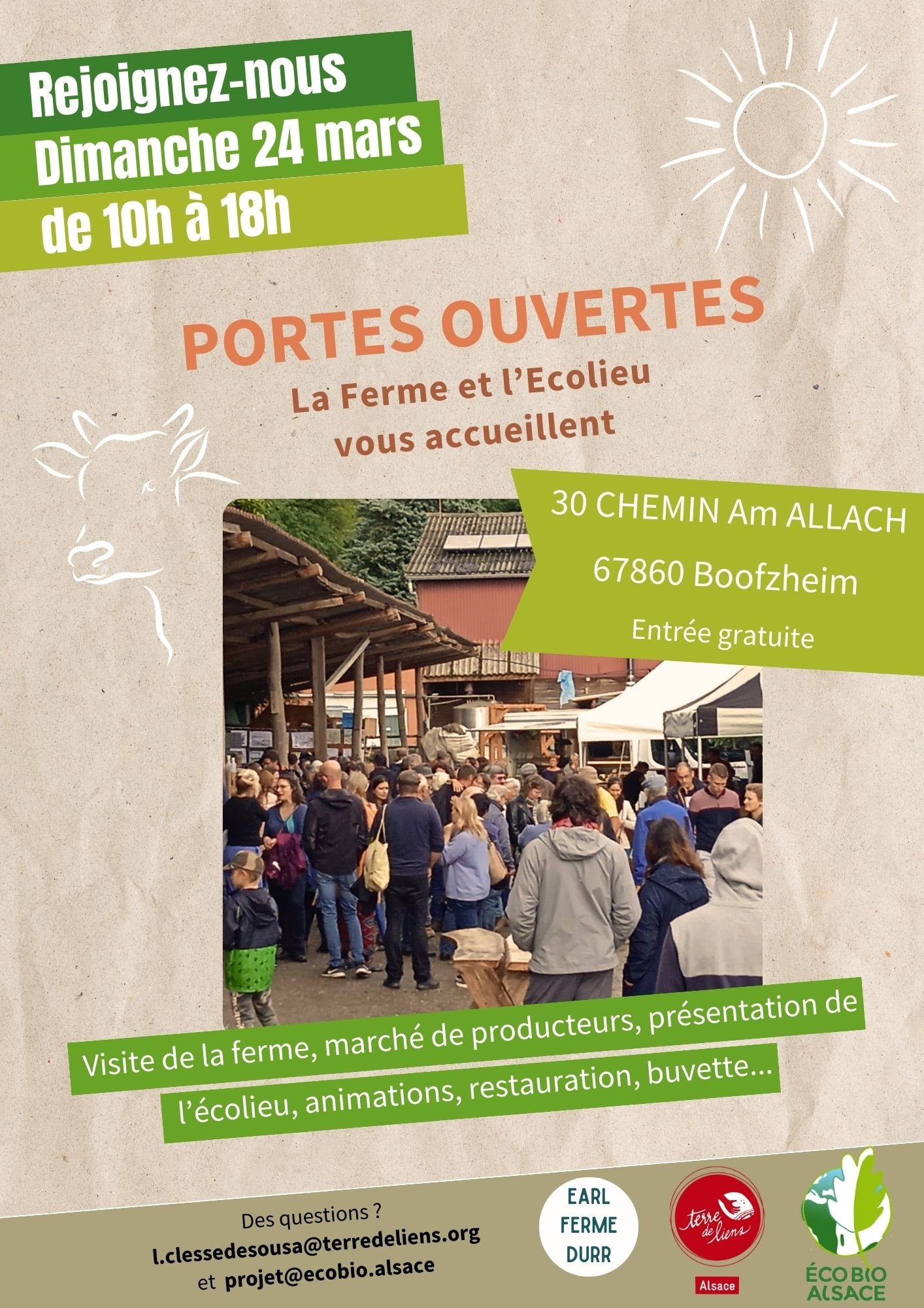 Portes ouvertes à Boofzheim ! — Terre de Liens