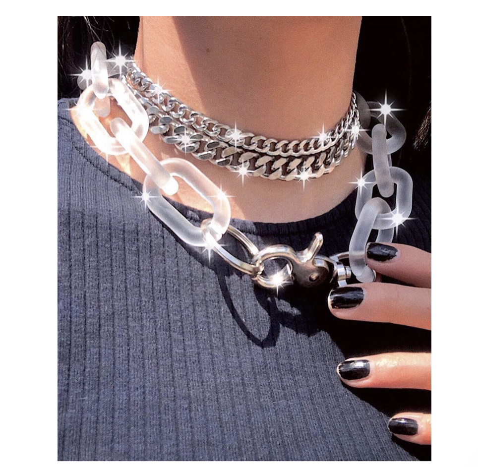 Collier chaîne transparent | Votre wishlist sur Listy