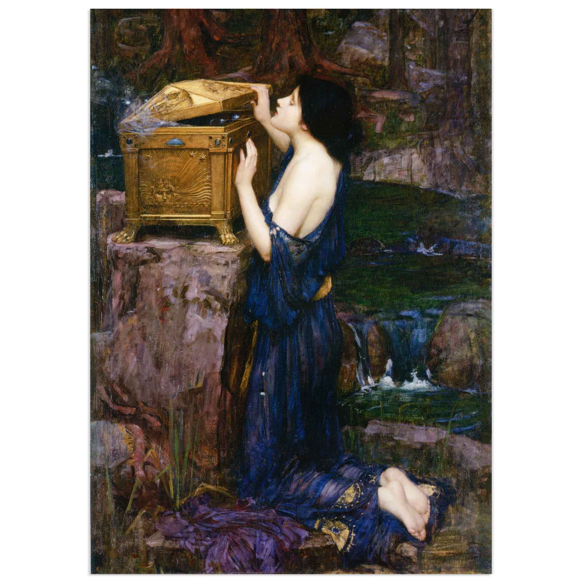 Pandora by John William Waterhouse – Pre-Raphaelite Art Reproduction ...