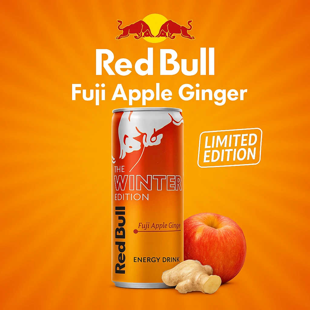 Red Bull Energy Drink Winter Edition Fuji Apple Ginger | Votre wishlist ...
