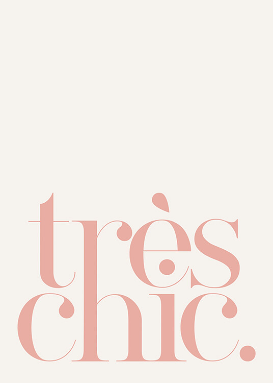 Très Chic Affiche | Votre wishlist sur Listy