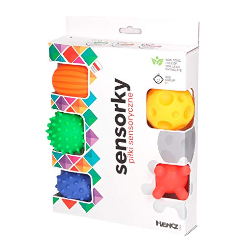 Sevira Kids - Coffret de 5 balles sensorielles - massage - Jouet d ...