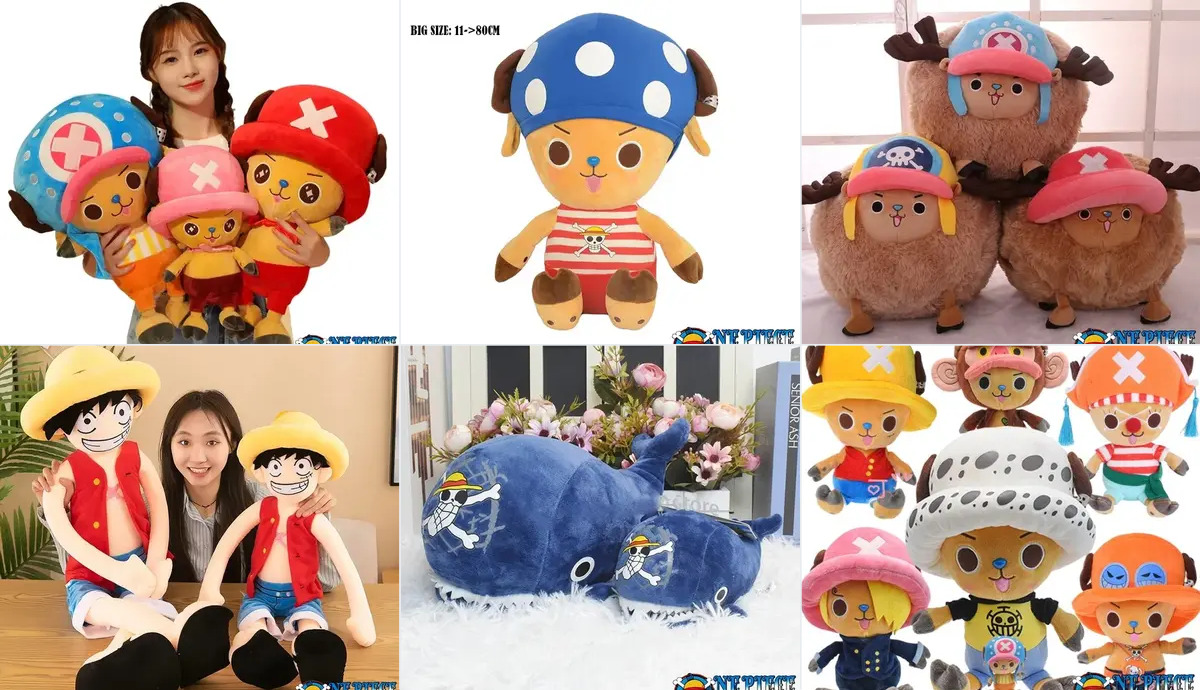 One Piece Plush Anime Toy Big and Small New Collection | Votre wishlist ...