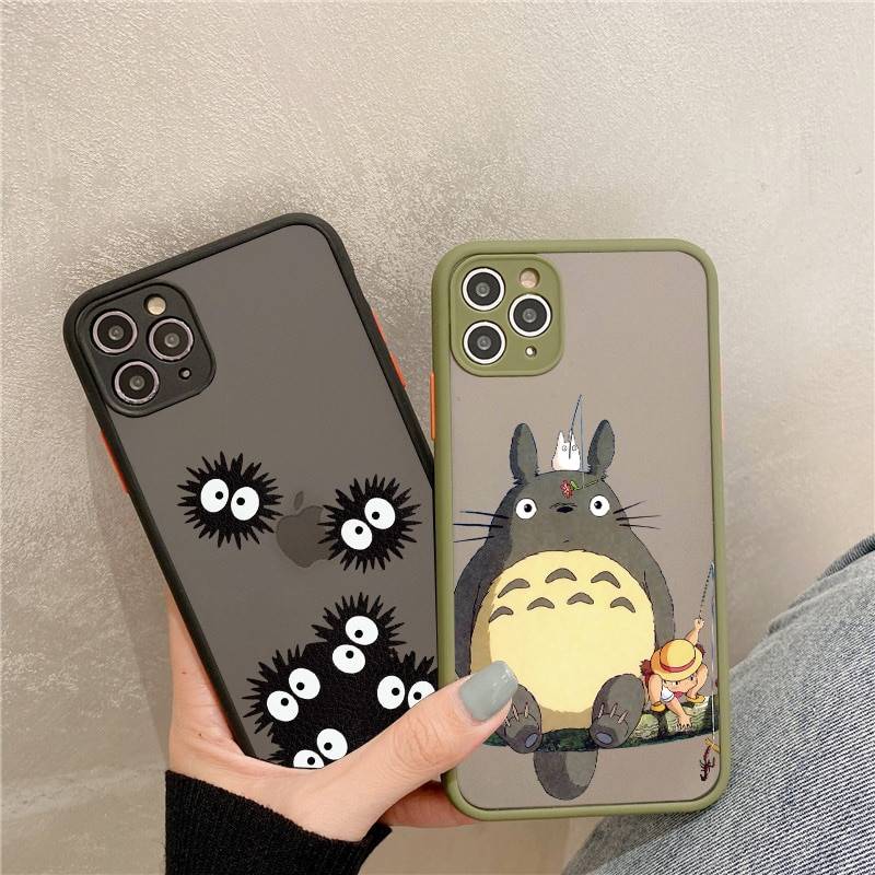 Anime Cute Totoro, Soot Sprites Iphone Case - Ghibli Merch Store ...