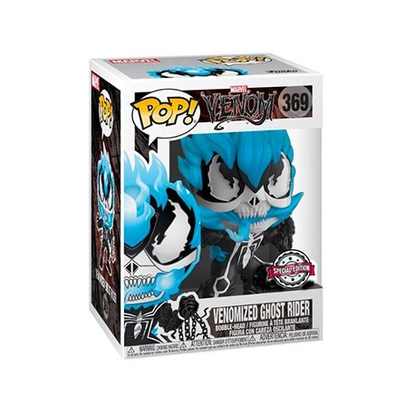 Figurine Pop! #369 Marvel Venomized Ghost Rider Edition Limitée | Votre ...