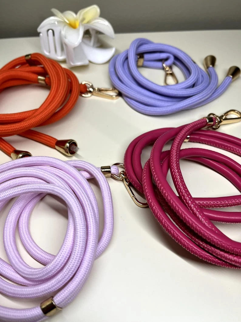 Universal Fabric Phone Lanyard - Adjustable Smartphone Strap - Neck ...