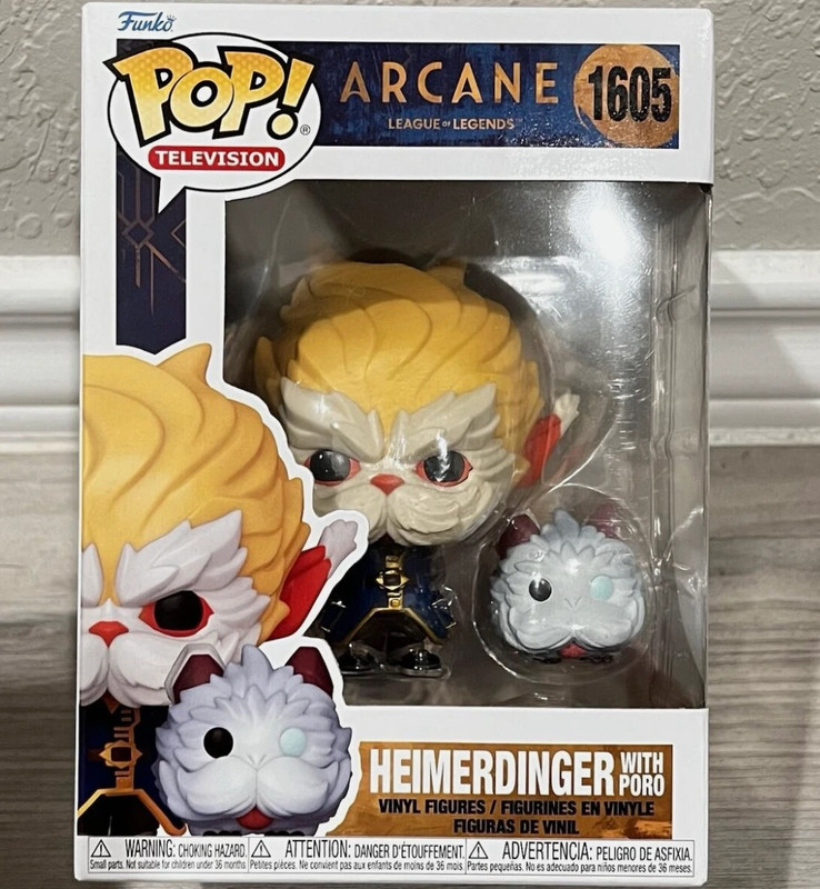 Funko pop arcane heimerdinger with poro 1605 lol | Votre wishlist sur Listy