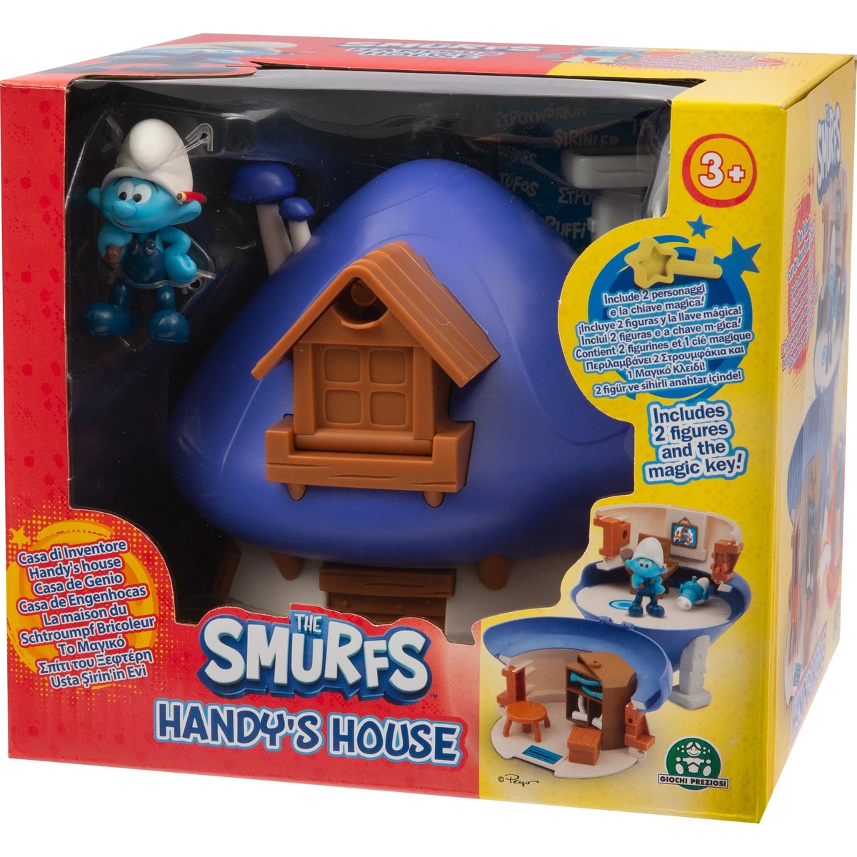 Les Schtroumpfs - Maison Magique (Avec Clé, 1 Figu | Votre wishlist sur ...