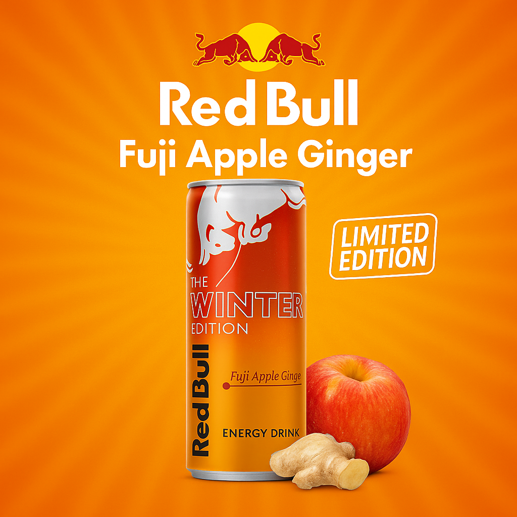 Red Bull Energy Drink Winter Edition Fuji Apple Ginger | Votre wishlist ...