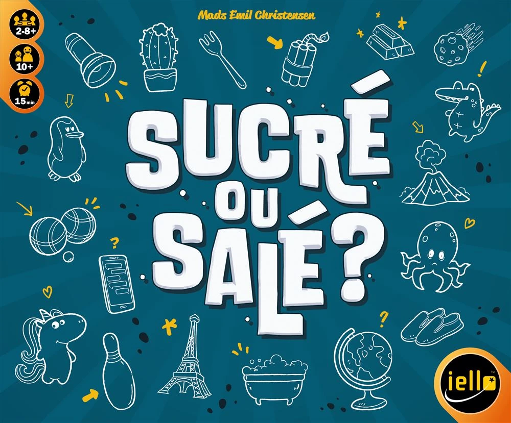 Jeu d'ambiance Iello Sucré ou Salé? | Votre wishlist sur Listy