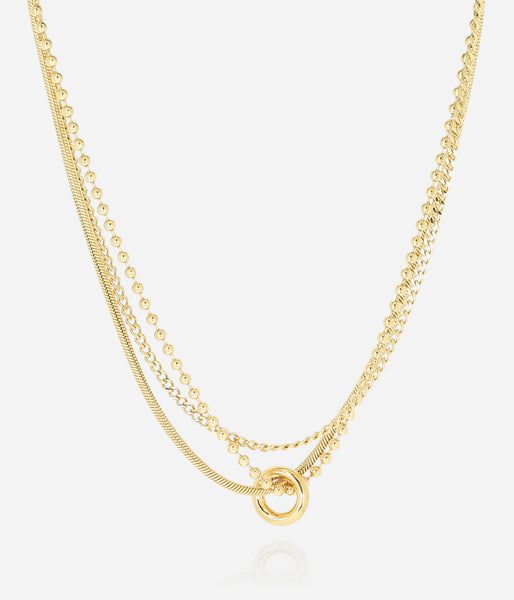 Collier Iguazu (Acier doré) | Votre wishlist sur Listy