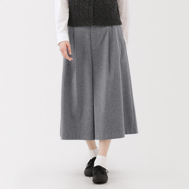 Jupe‐culotte plissée en stretch brossé pour femme | Votre wishlist sur ...