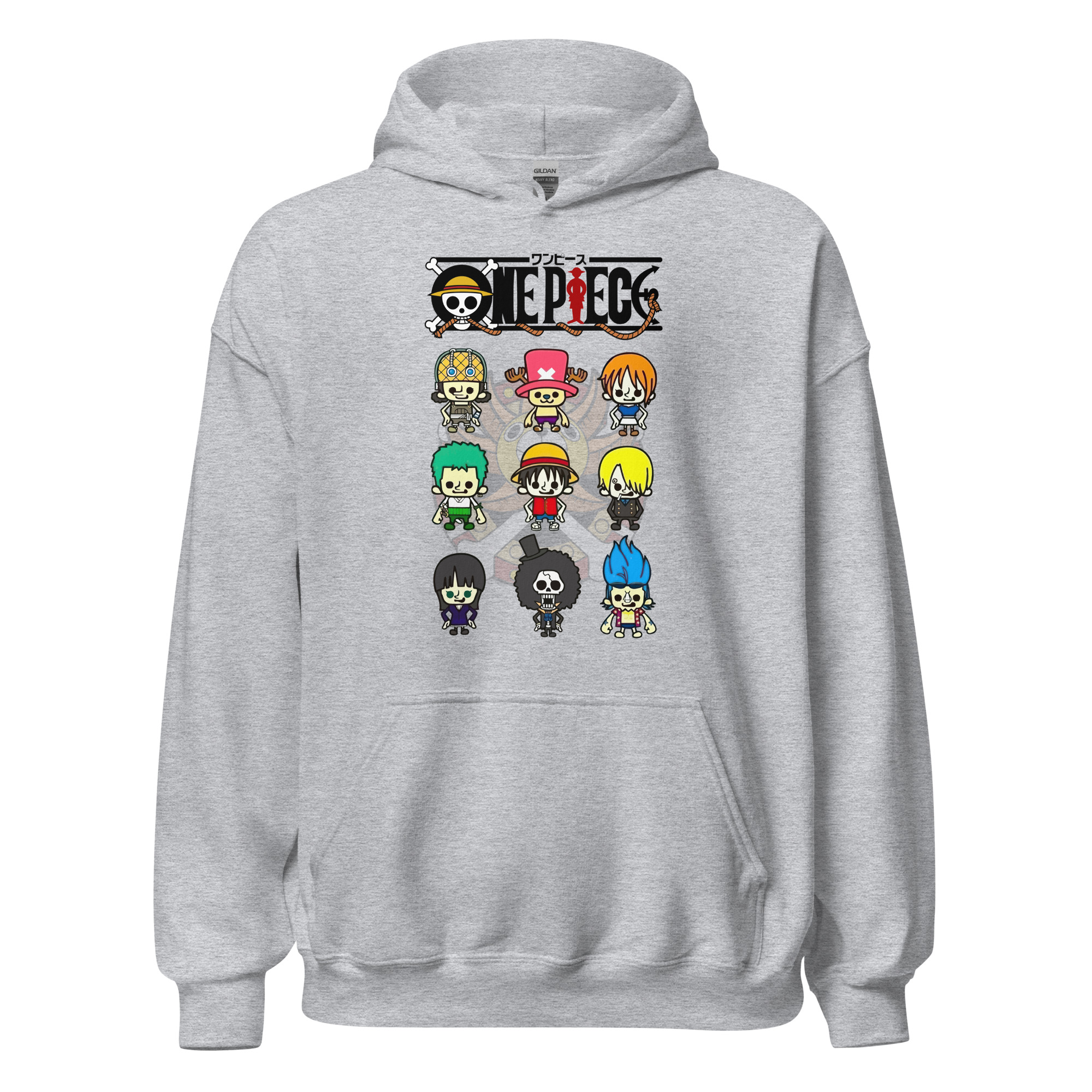 One Piece Main Characters Funny Hoodie - Official One Piece Merch ...