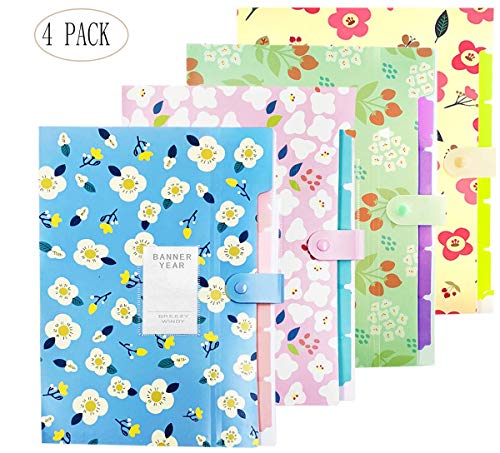 Skydue Floral Printed Accordion Document File Folder Expanding Letter ... Skydue Floral Printed Accordion Document File Folder Expanding Letter ...