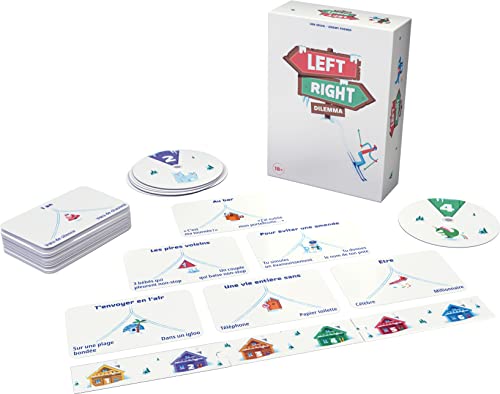 Asmodee - Left Right Dilemma - Jeu de Cartes pour Adultes - Dilemmes ...