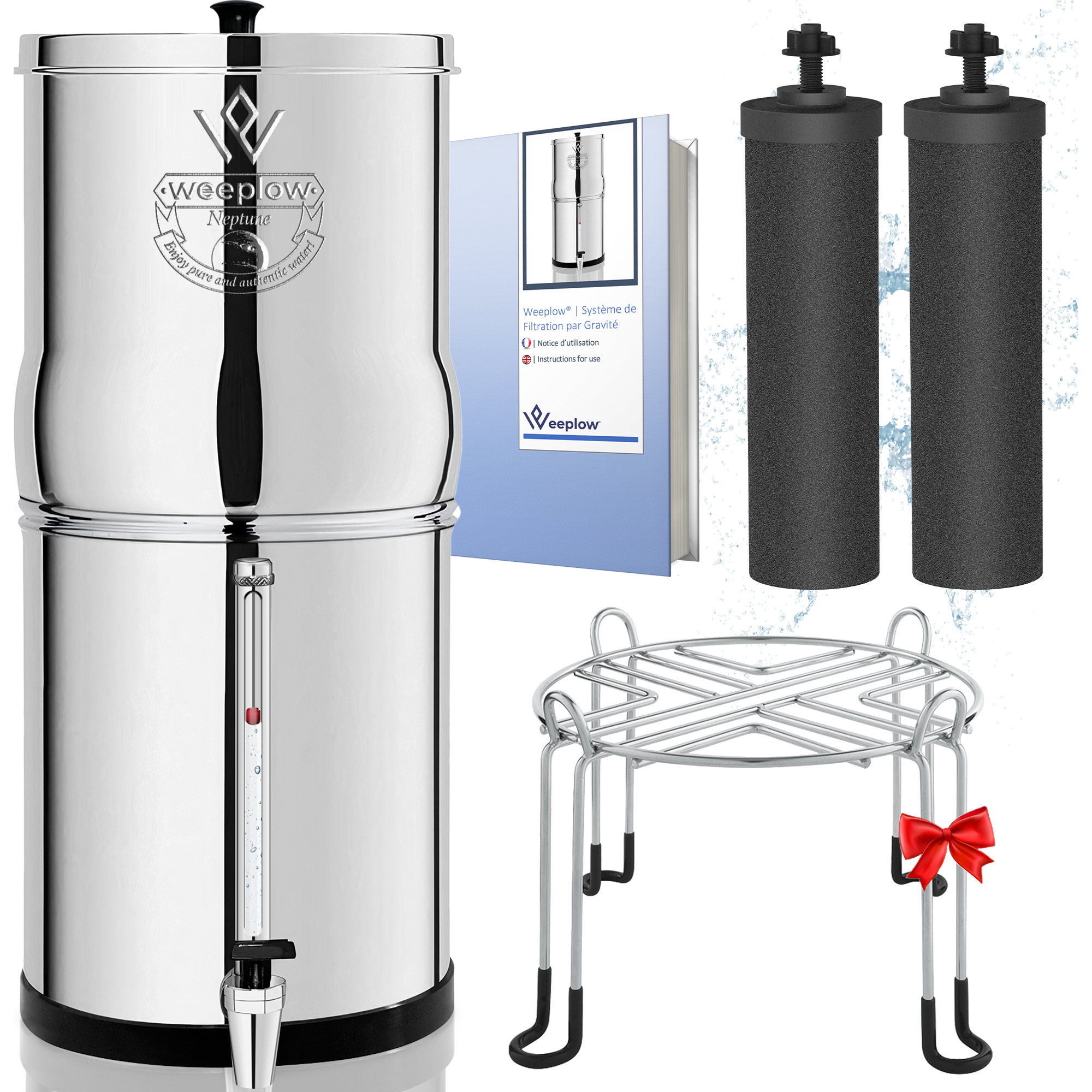 Weeplow® Neptune 11L – Système de Filtration par Gravité 11 Litres ...