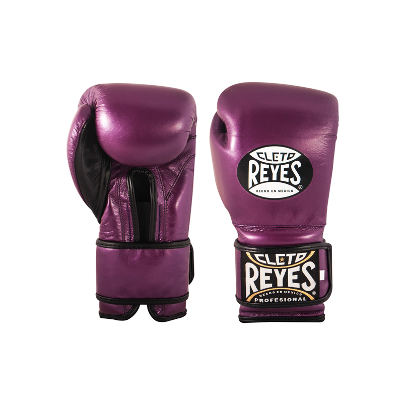 Gants de Boxe d'entrainement REYES Pro Metallic Purple - Redesign ...