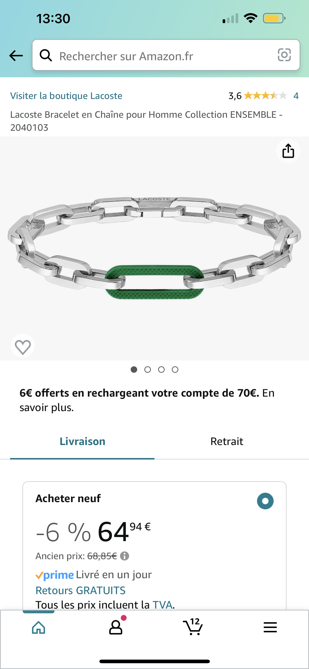 Bracelet Lacoste | Votre wishlist sur Listy