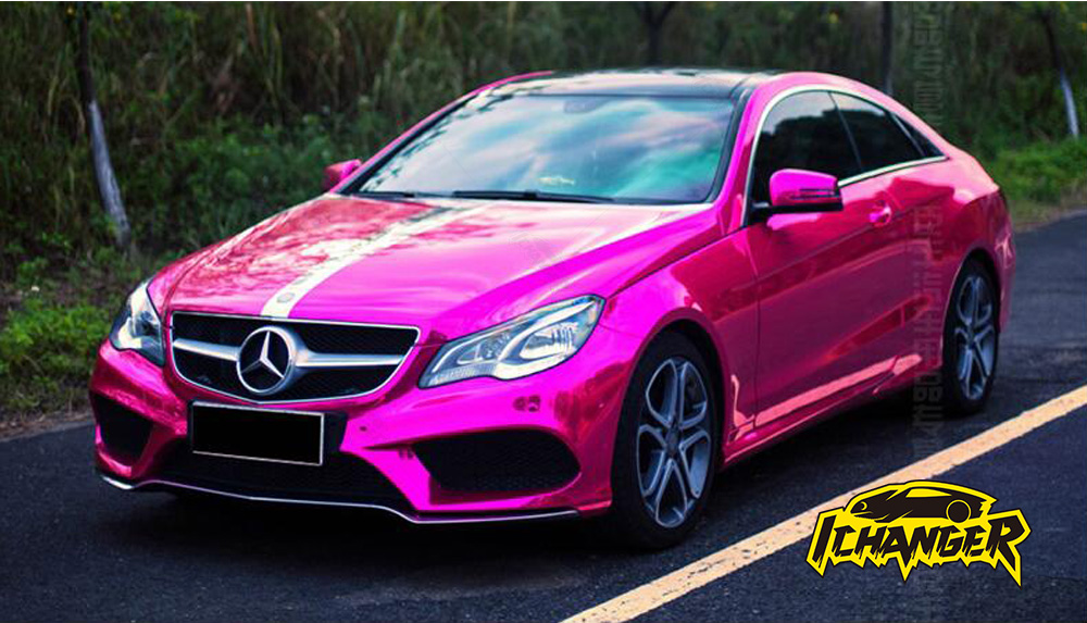 Pink Chrome Car Wrap Vinyl Film | Listy - La wishlist réinventée