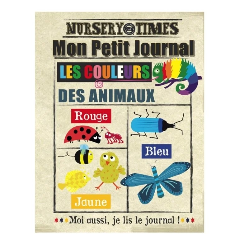 Livre d'éveil - Mon Petit journal à froisser - LES COULEURS ! JO AND ...