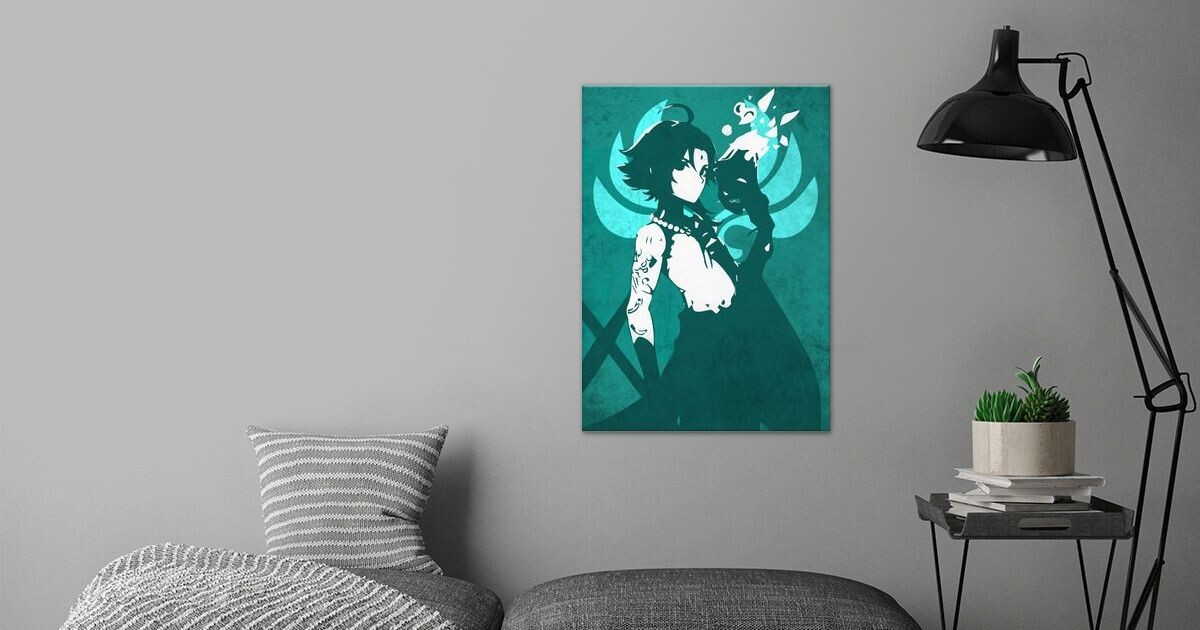 'Genshin Impact Xiao' Poster Print by RowdyGerbil | Displate | Votre ...