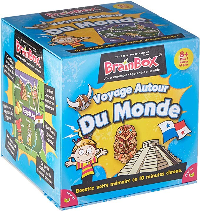 Asmodee - 93303 - Brain Box - Voyage Autour du Monde - Jeu Enfants ... Asmodee - 93303 - Brain Box - Voyage Autour du Monde - Jeu Enfants ...