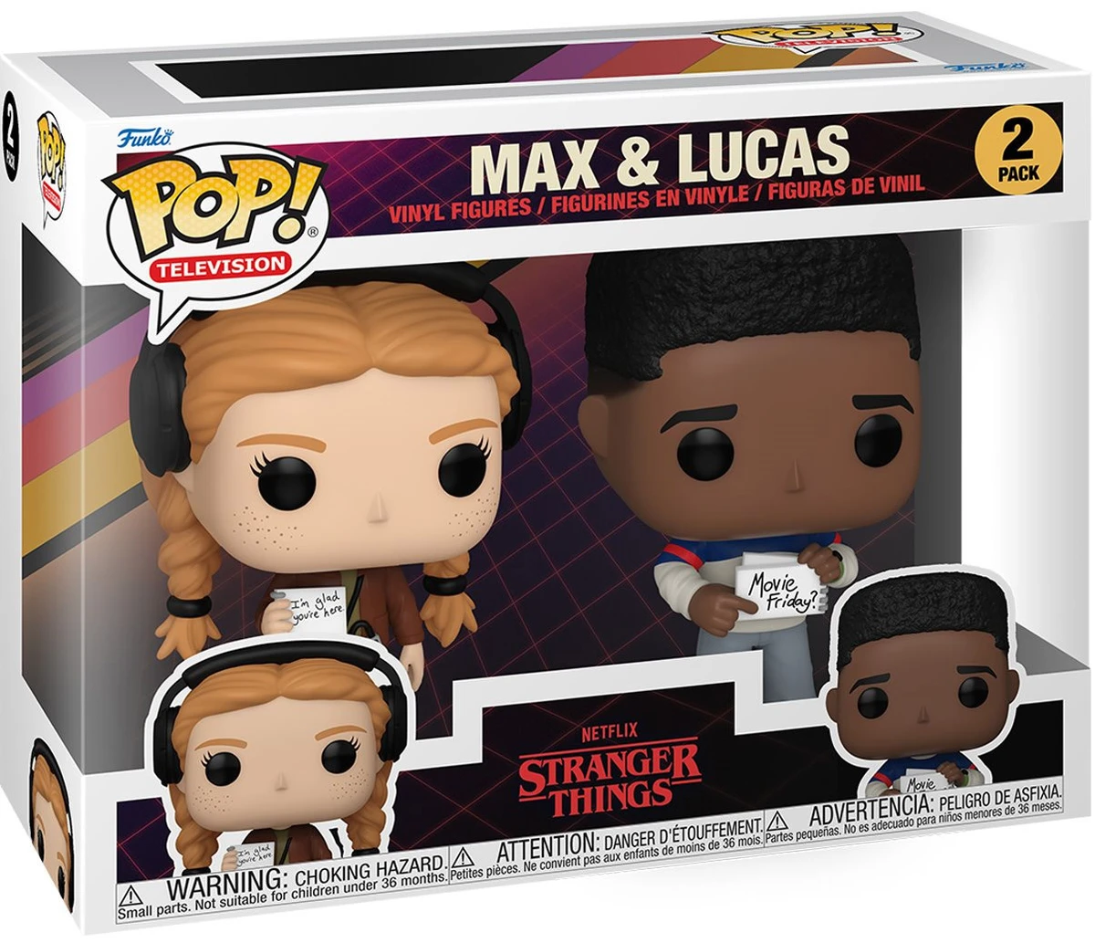 Figurine Funko Pop Stranger Things Max & Lucas - Pack | Votre wishlist ...