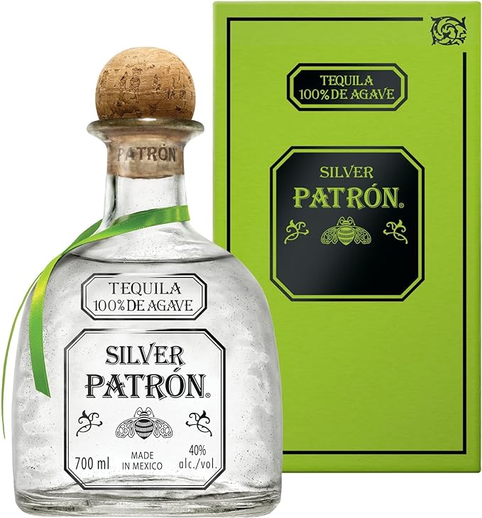 PATRÓN Silver Tequila Premium, 40 % d’alc., 70 cl / 700 ml | Votre ...